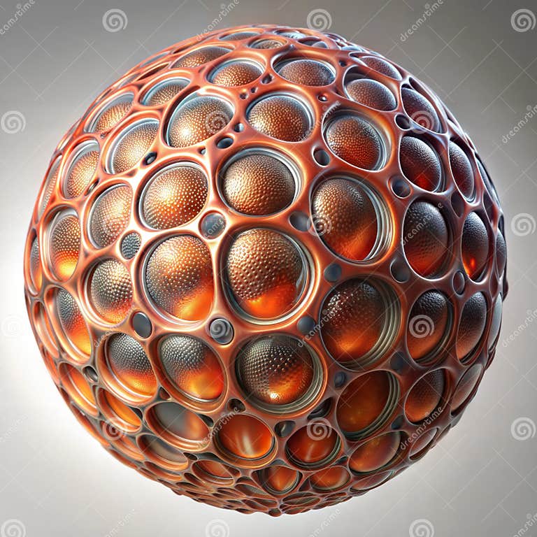 Hyper-detailed Sphere 3D Rendered, for Designs and Illustrations, AI ...