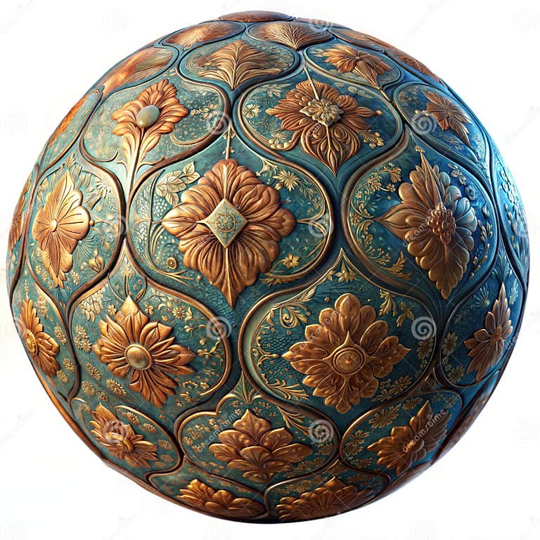 Hyper-detailed Sphere 3D Rendered, for Designs and Illustrations, AI ...
