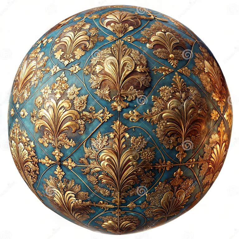 Hyper-detailed Sphere 3D Rendered, for Designs and Illustrations, AI ...