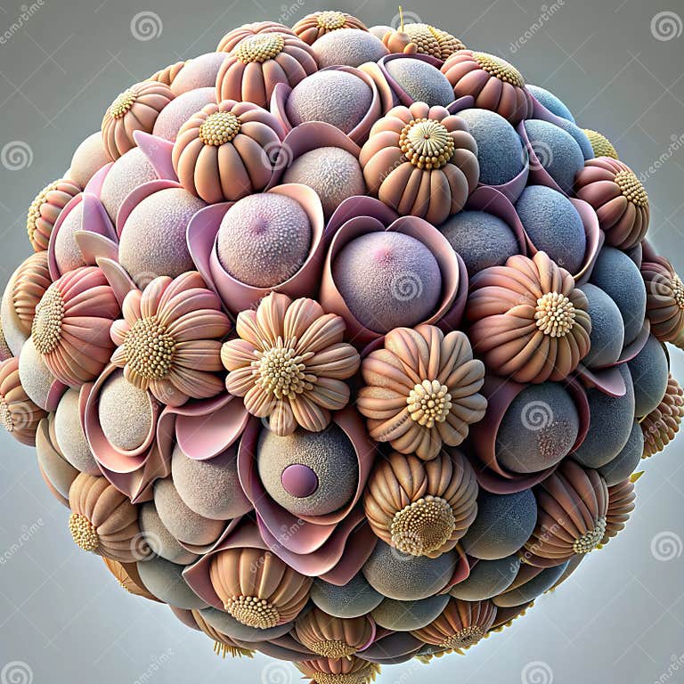 Hyper-detailed Sphere 3D Rendered, for Designs and Illustrations, AI ...