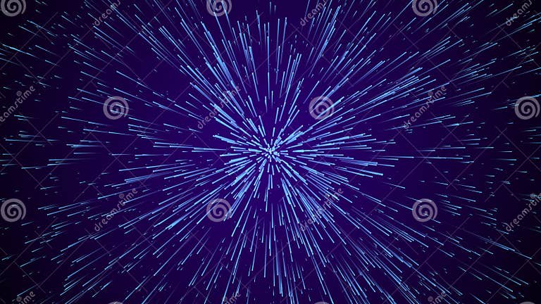 Hyper Jump. Abstract Geometric Background. Circular Geometric Pattern ...