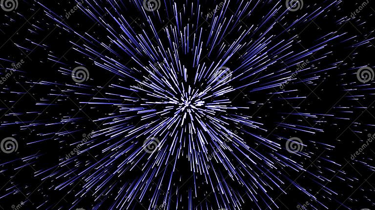 Hyper Jump. Abstract Geometric Background. Circular Geometric Pattern ...