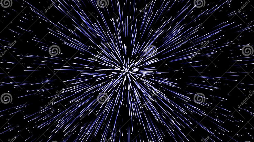 Hyper Jump. Abstract Geometric Background. Circular Geometric Pattern ...