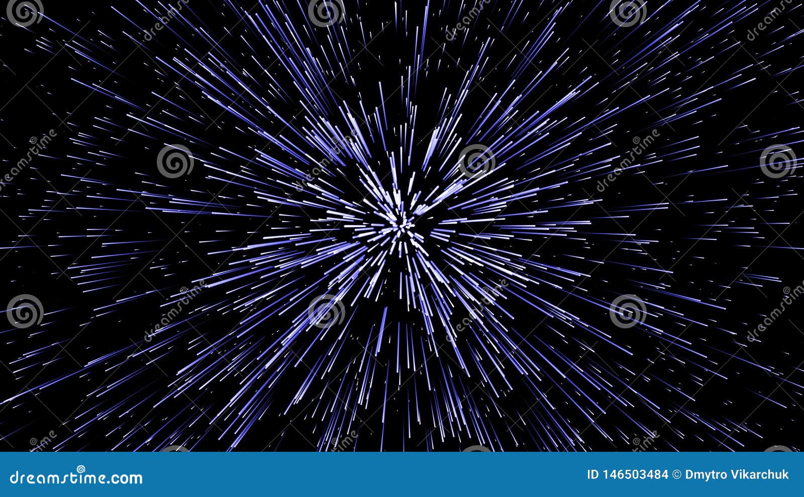 Hyper Jump. Abstract Geometric Background. Circular Geometric Pattern ...