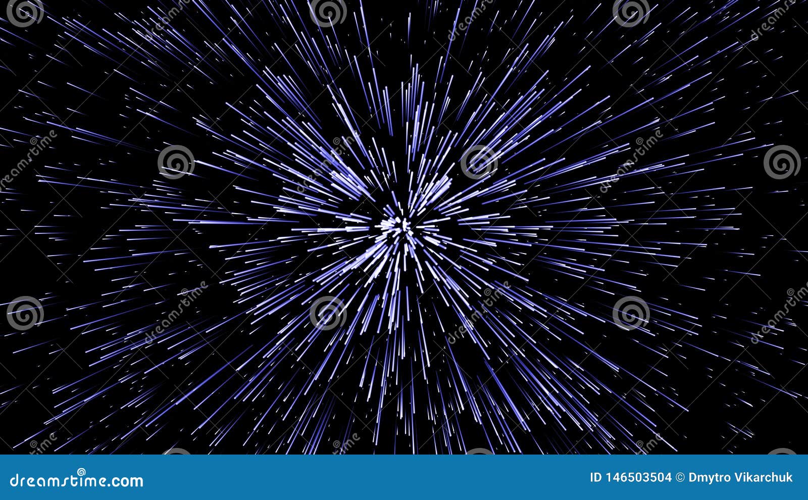 Hyper Jump. Abstract Geometric Background. Circular Geometric Pattern ...