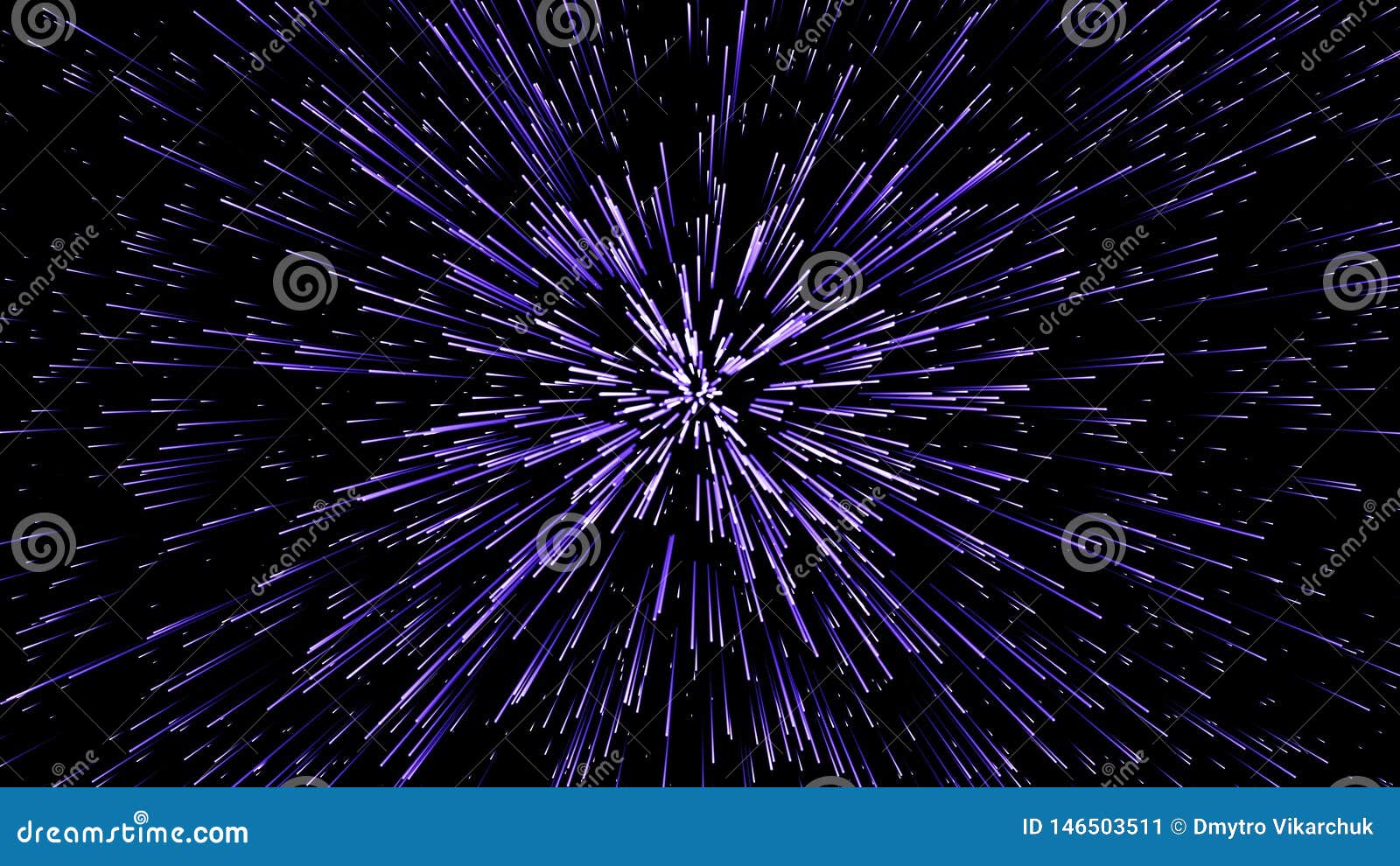 Hyper Jump. Abstract Geometric Background. Circular Geometric Pattern ...