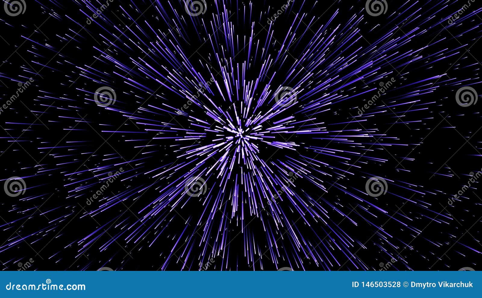 Hyper Jump. Abstract Geometric Background. Circular Geometric Pattern ...