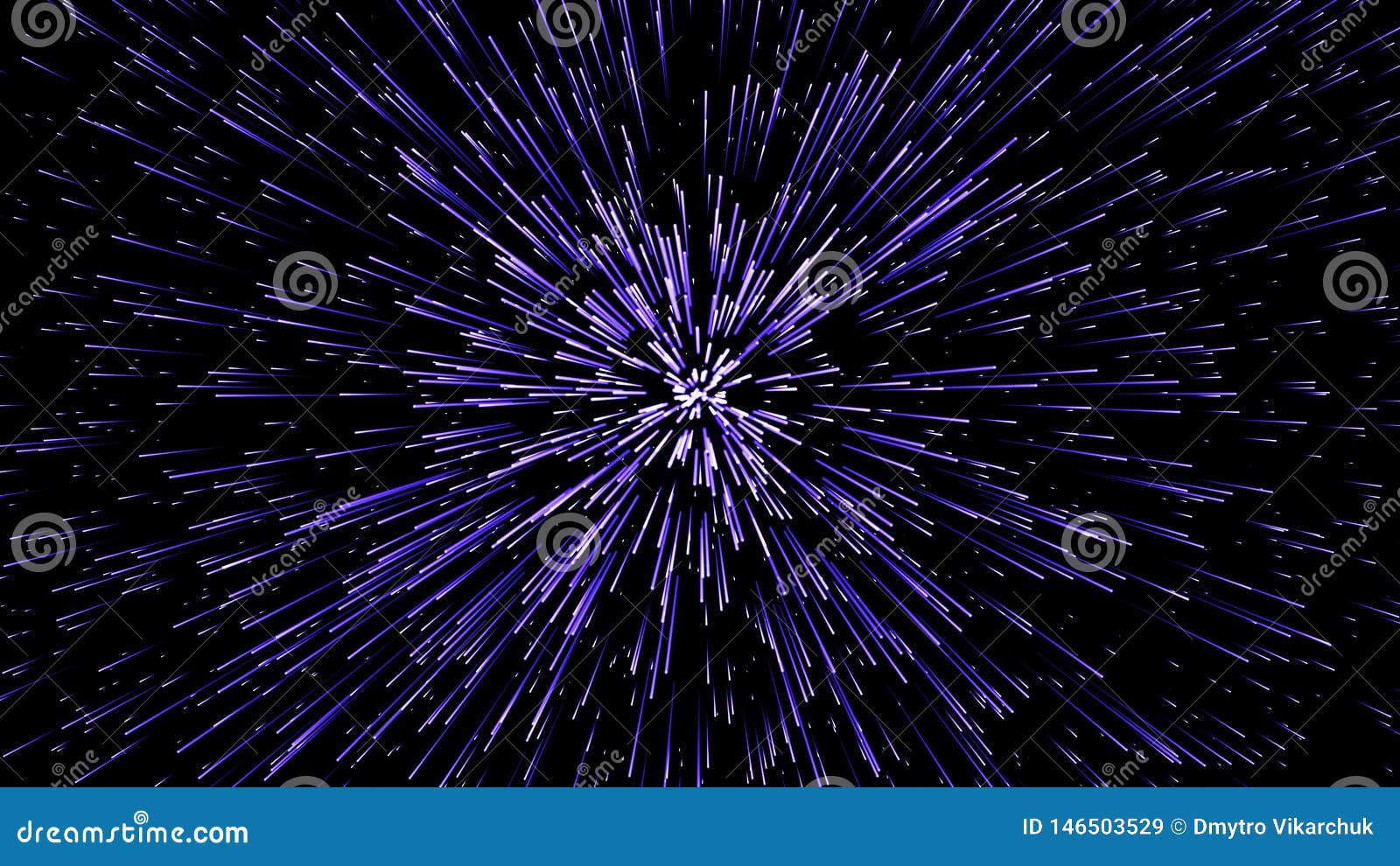 Hyper Jump. Abstract Geometric Background. Circular Geometric Pattern ...