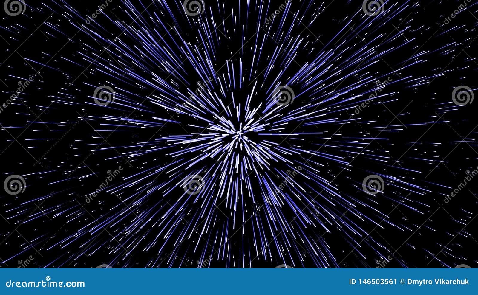 Hyper Jump. Abstract Geometric Background. Circular Geometric Pattern ...