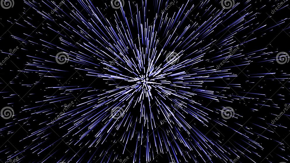 Hyper Jump. Abstract Geometric Background. Circular Geometric Pattern ...