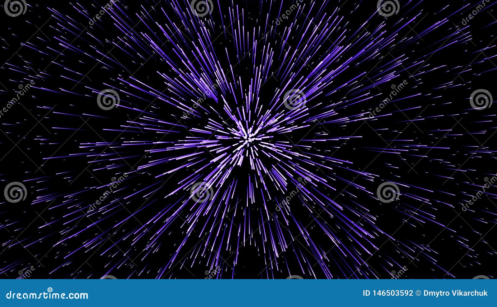 Hyper Jump. Abstract Geometric Background. Circular Geometric Pattern ...