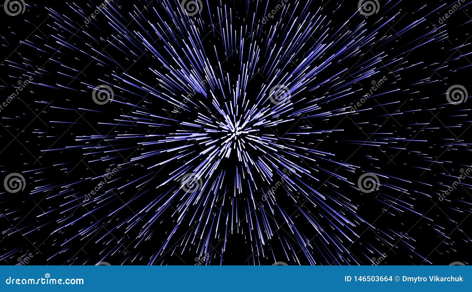 Hyper Jump. Abstract Geometric Background. Circular Geometric Pattern ...