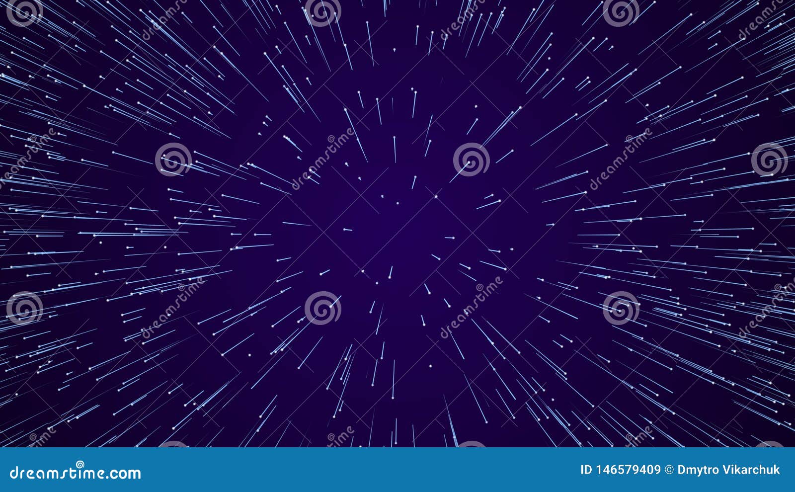 Hyper Jump. Abstract Geometric Background. Circular Geometric Pattern ...