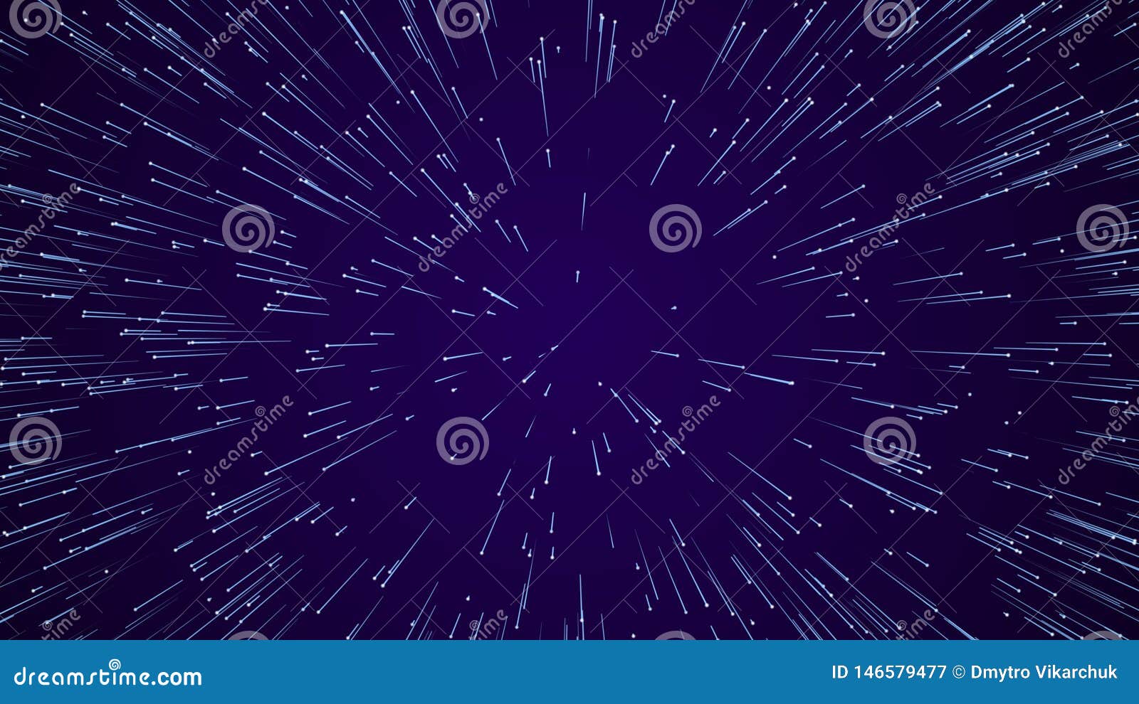 Hyper Jump. Abstract Geometric Background. Circular Geometric Pattern ...