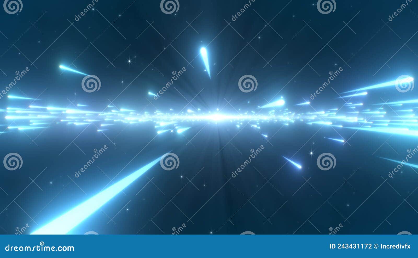 Shooting Stars Outer Space Light Speed Fast Moving Movement Motion ...