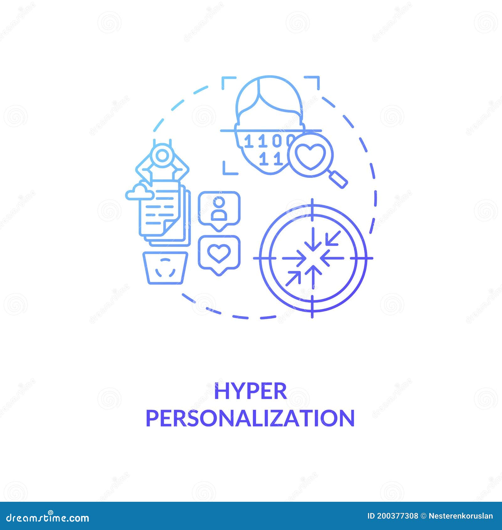 Personalization In AI Education Concept Editable Icon Cartoon Vector ... Personalization In AI Education Concept Editable Icon Cartoon Vector ...