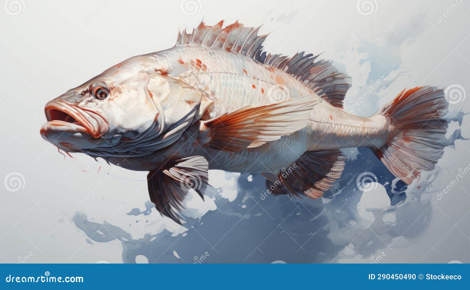 Hyper-realistic Art Composition of Monkfish Shadows in Cryengine Style ...