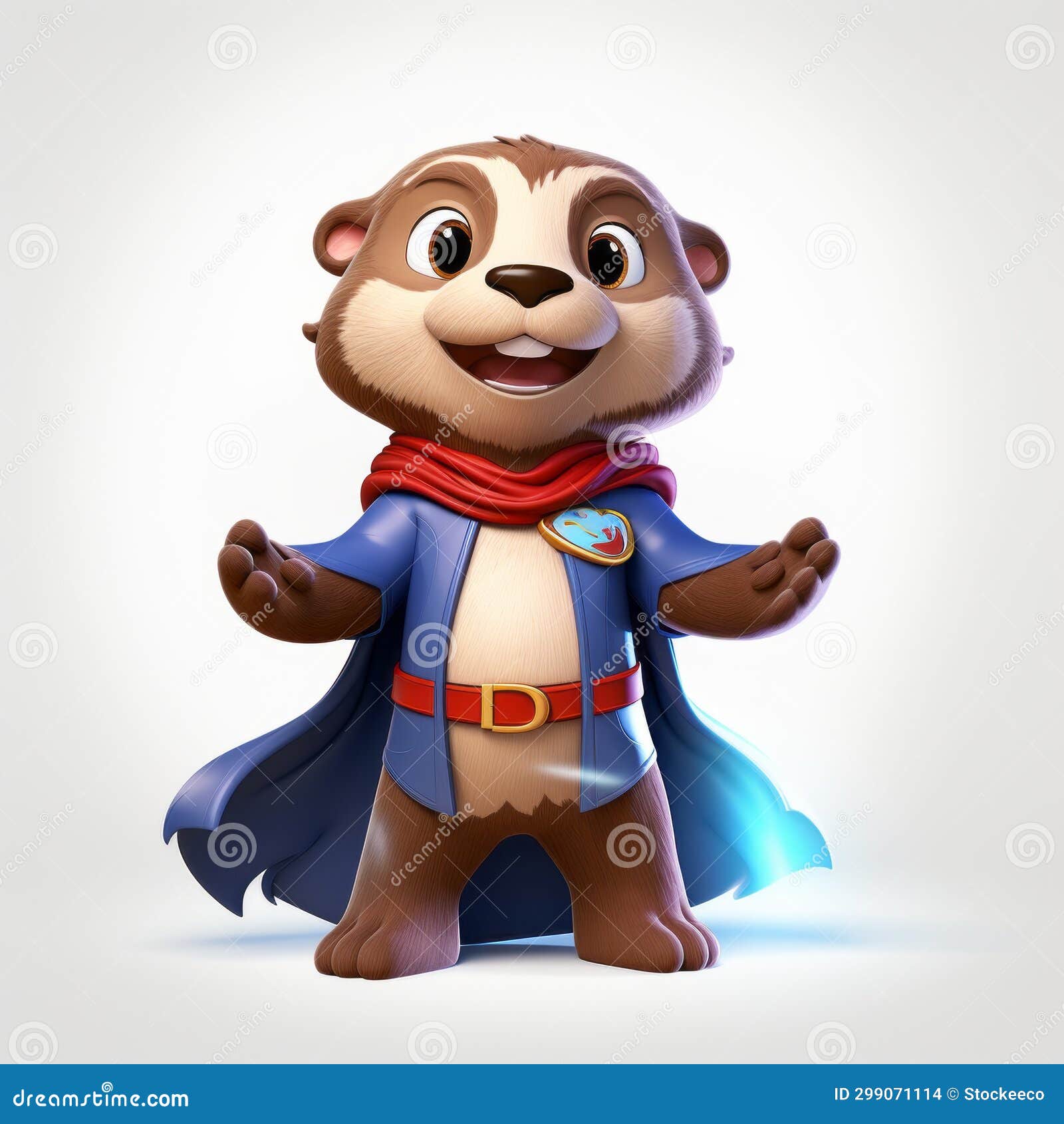 Hyper-realistic Cartoon Bear Superhero Costume - Interactive ...