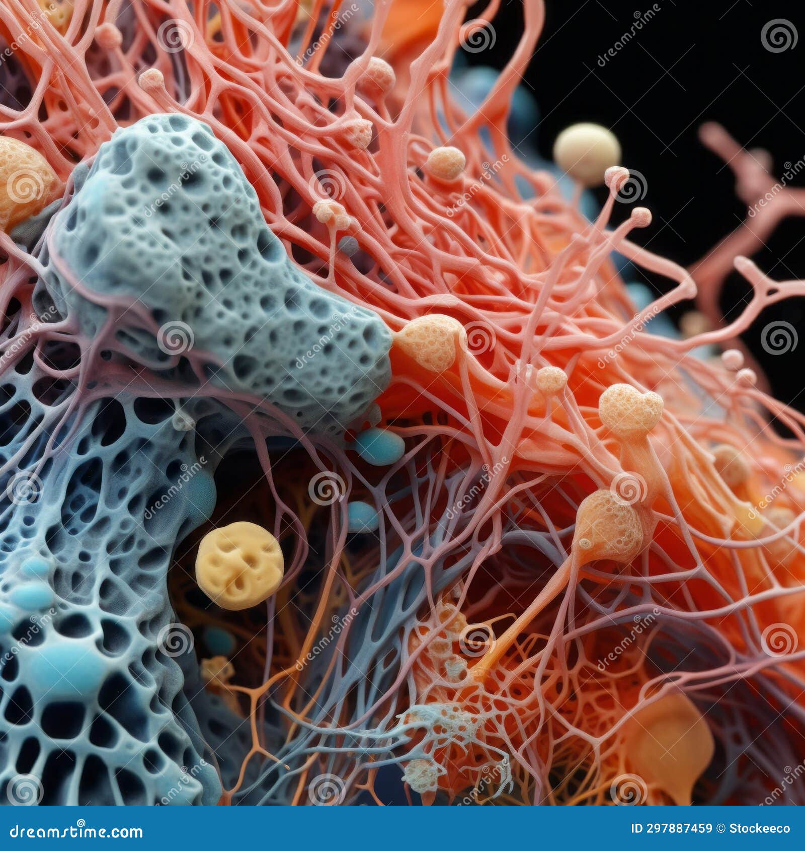 Hyper-realistic Close-up of Brain Receptors: Detailed and Macabre ...