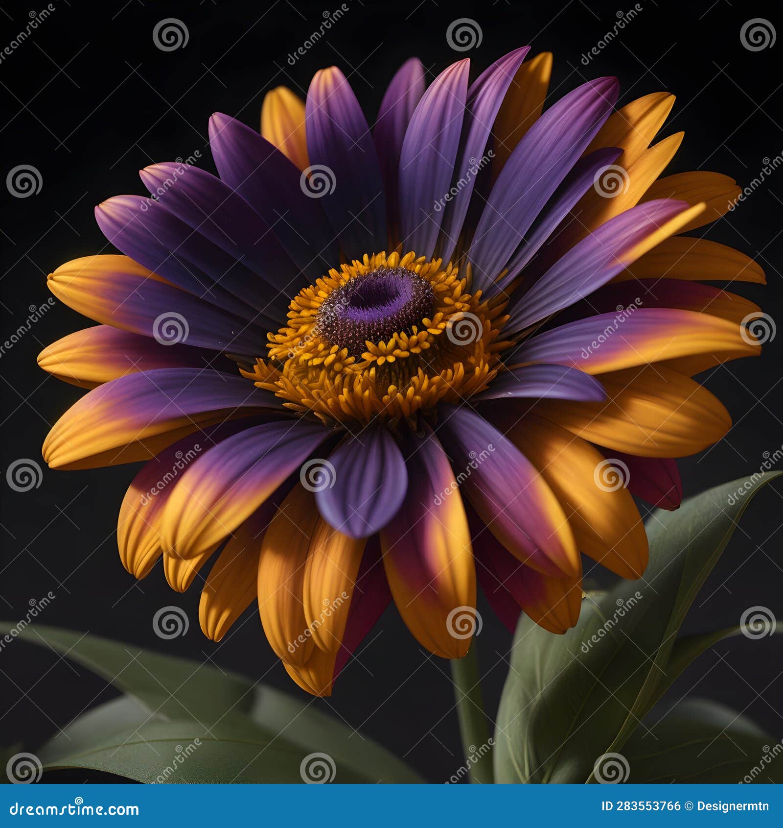 Hyper Realistic 3d Rendered African Daisy Flower Stock Illustration ...