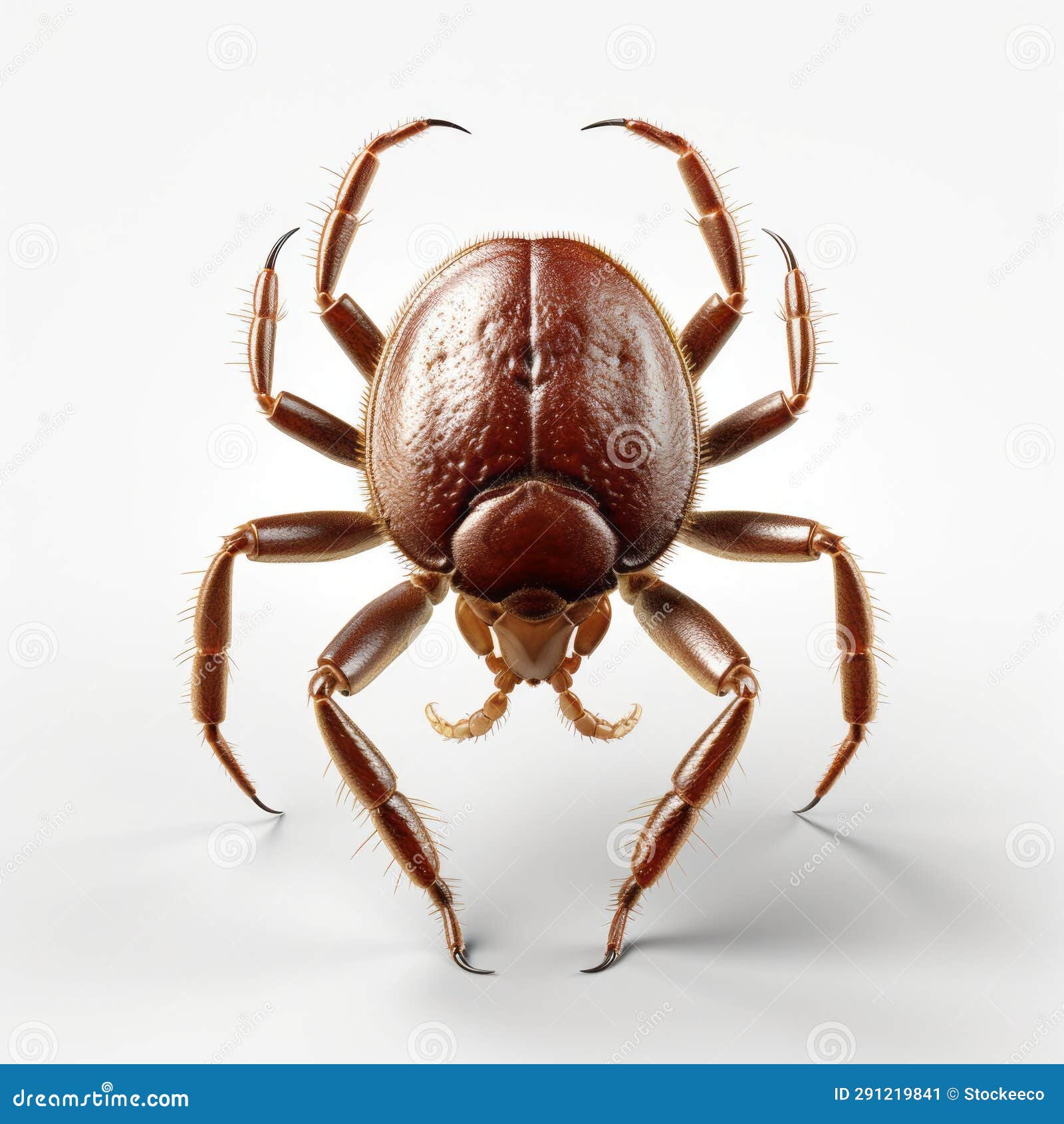Hyper-realistic 3d Tick Sculpture on Transparent Background Stock ...