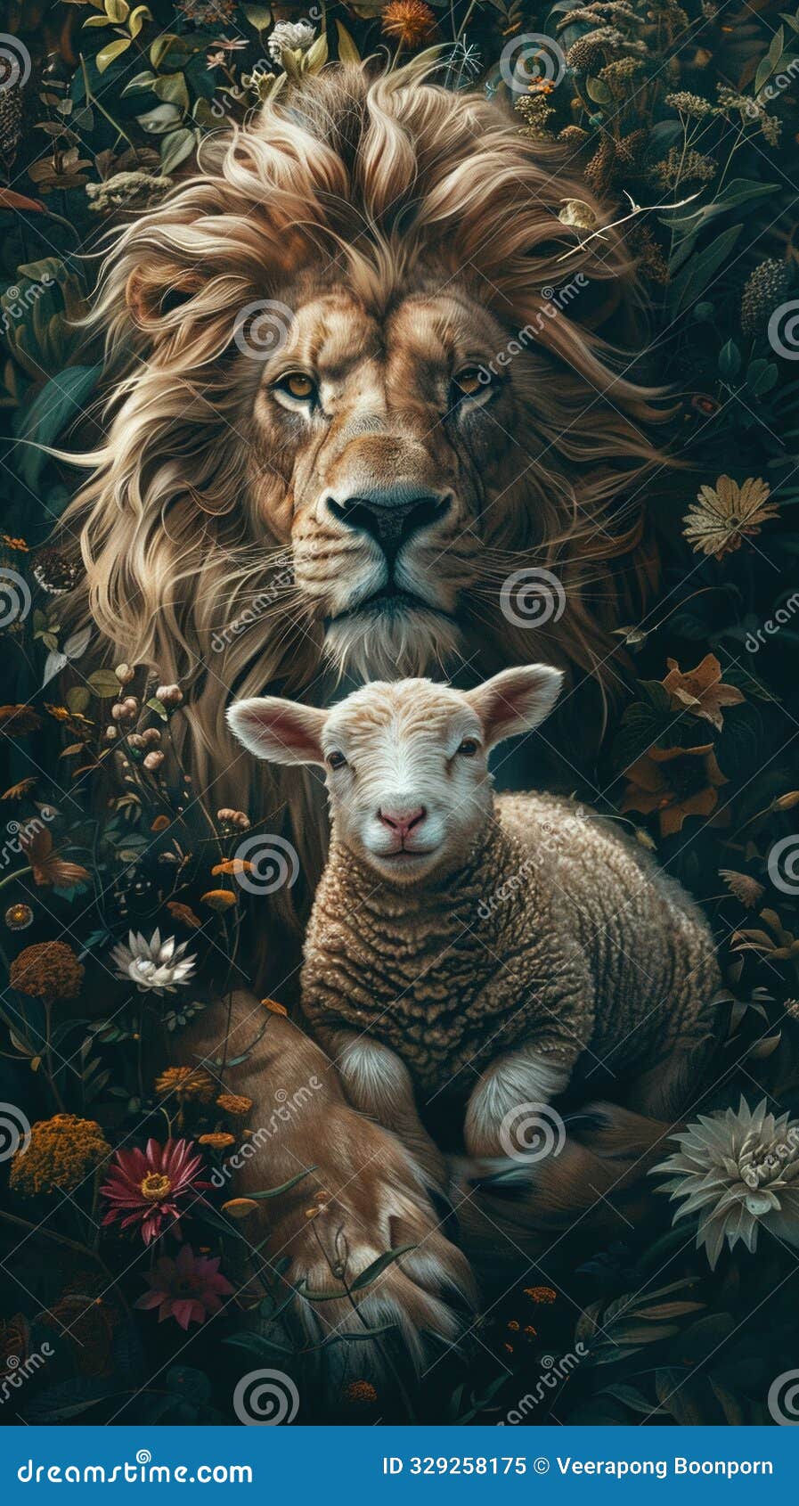 Realistic Depiction Of Renewable Resource Concepts Stock Photography ...