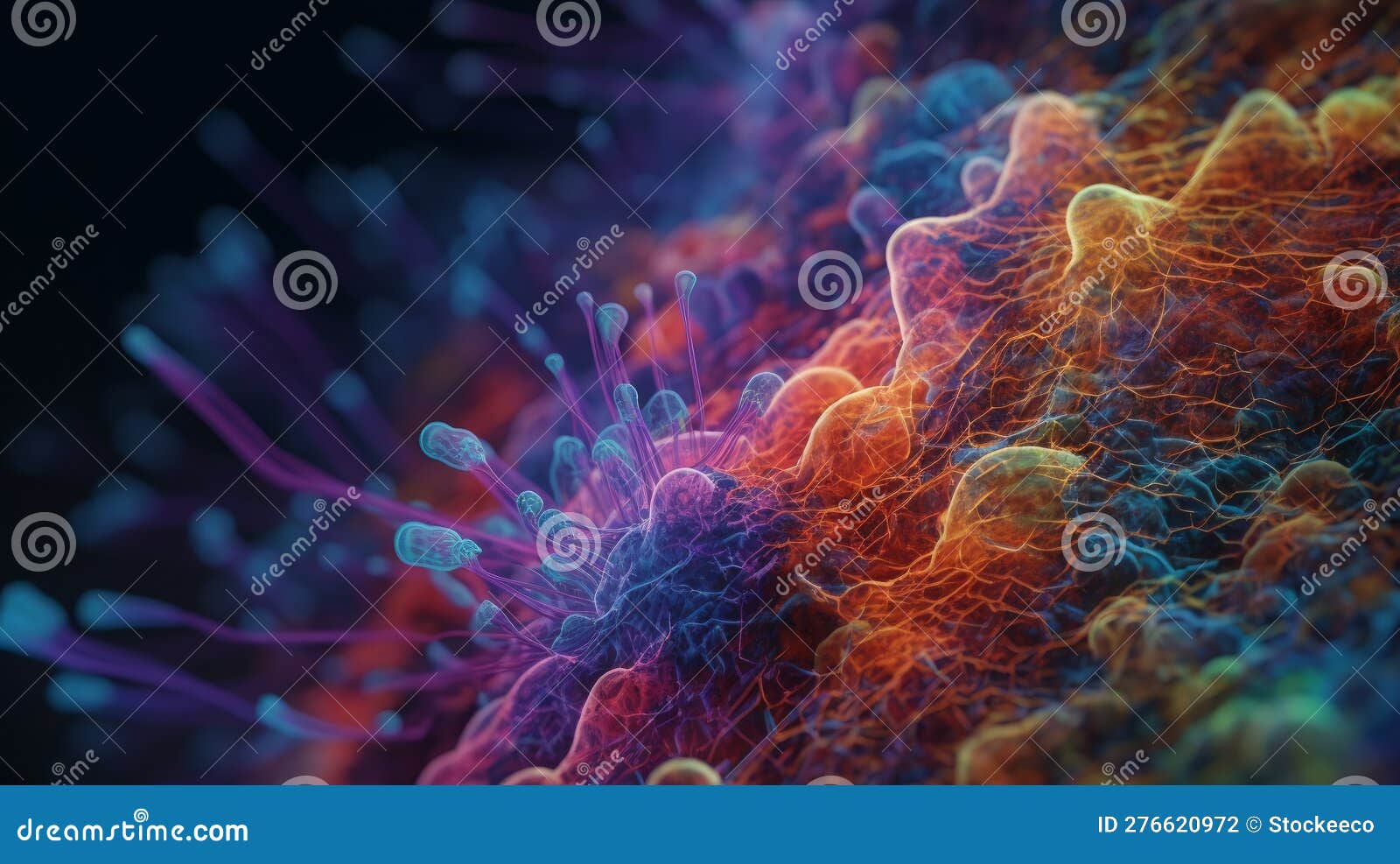 Hyper-realistic Detail of B2 Adrenergic Receptor Communication Under ...