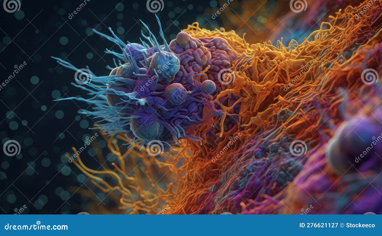 Hyper-realistic Detail of B2 Adrenergic Receptor Communication Under ...