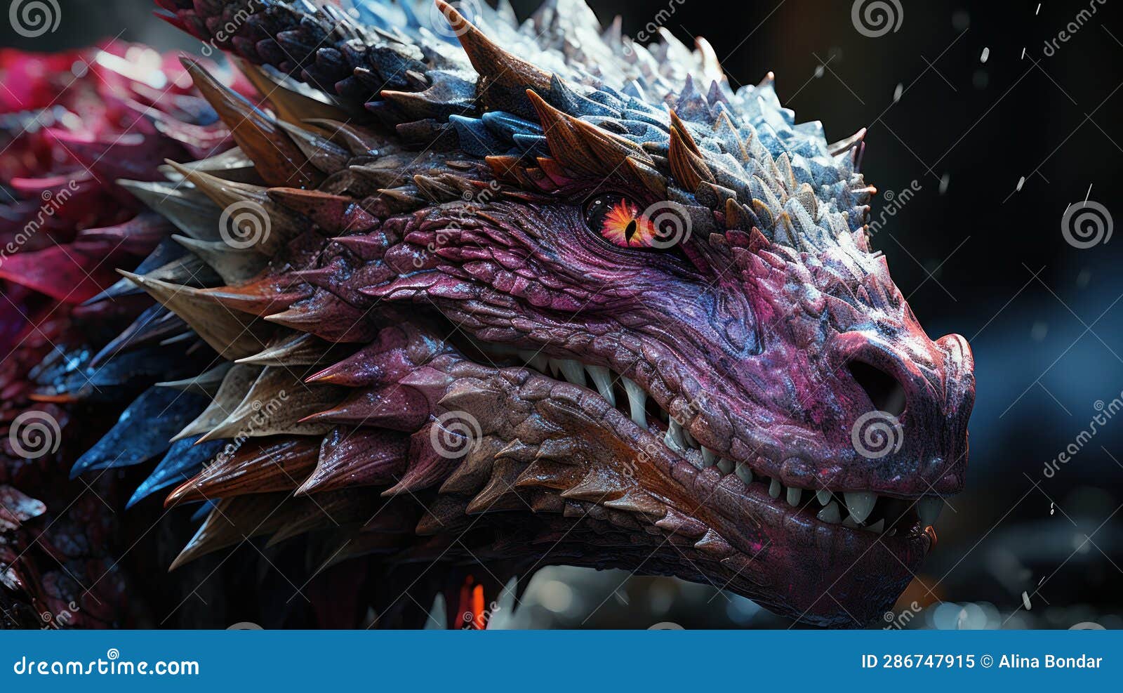 Hyper-realistic Dragonian Supermodel Wizard. Created with Generative AI ...