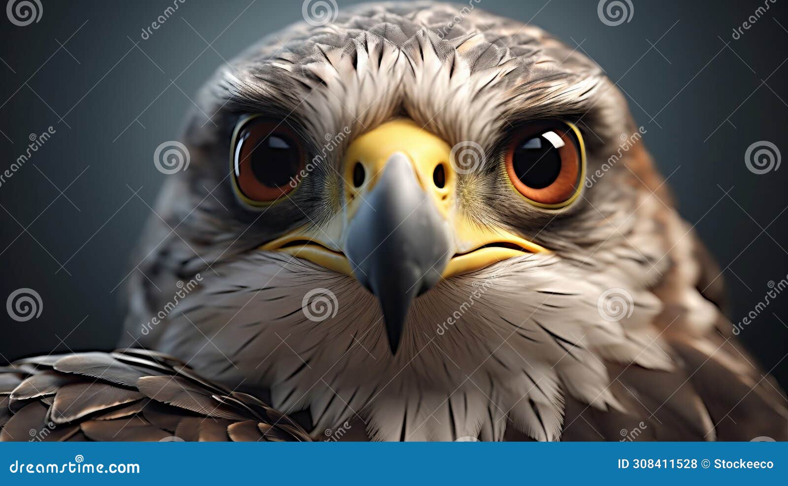 Hyper-realistic Eagle Portrait in Unreal Engine: a Stunning 4k ...