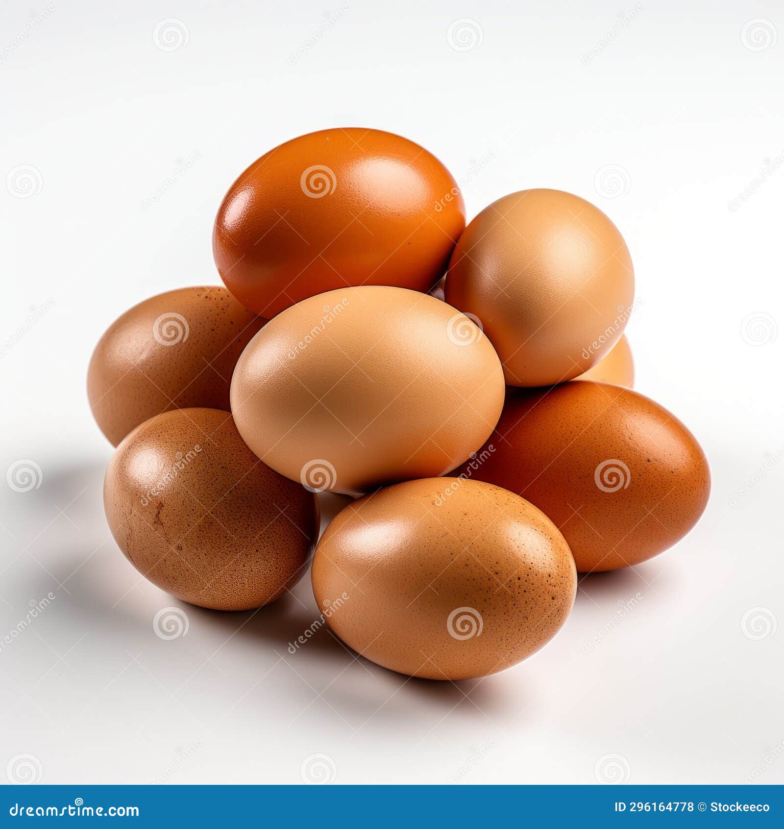 Hyper-realistic Eggs on Isolated Background - Minimal Retouching Stock ...