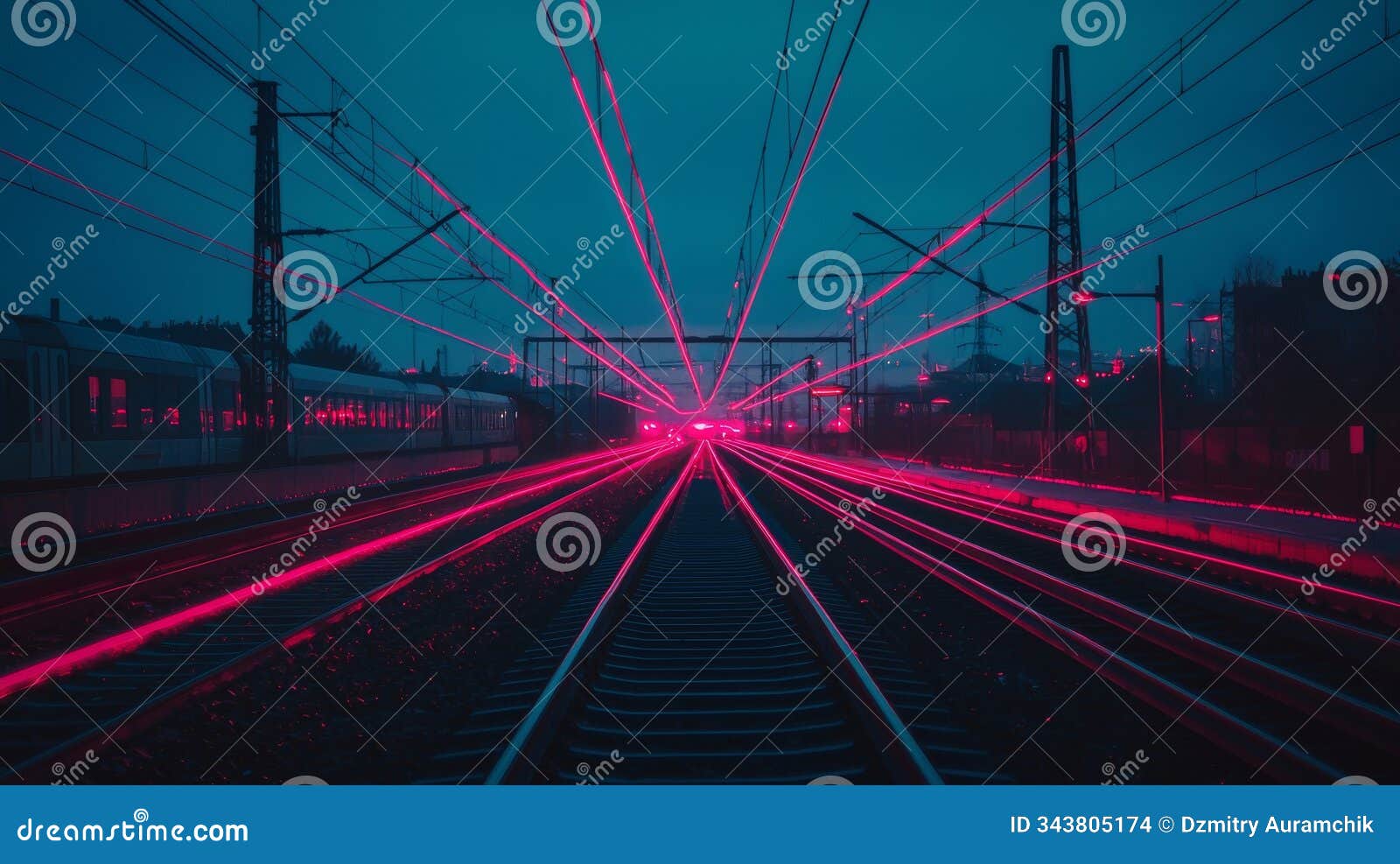 A Hyper-realistic Illustration of Power Electric Energy Background ...