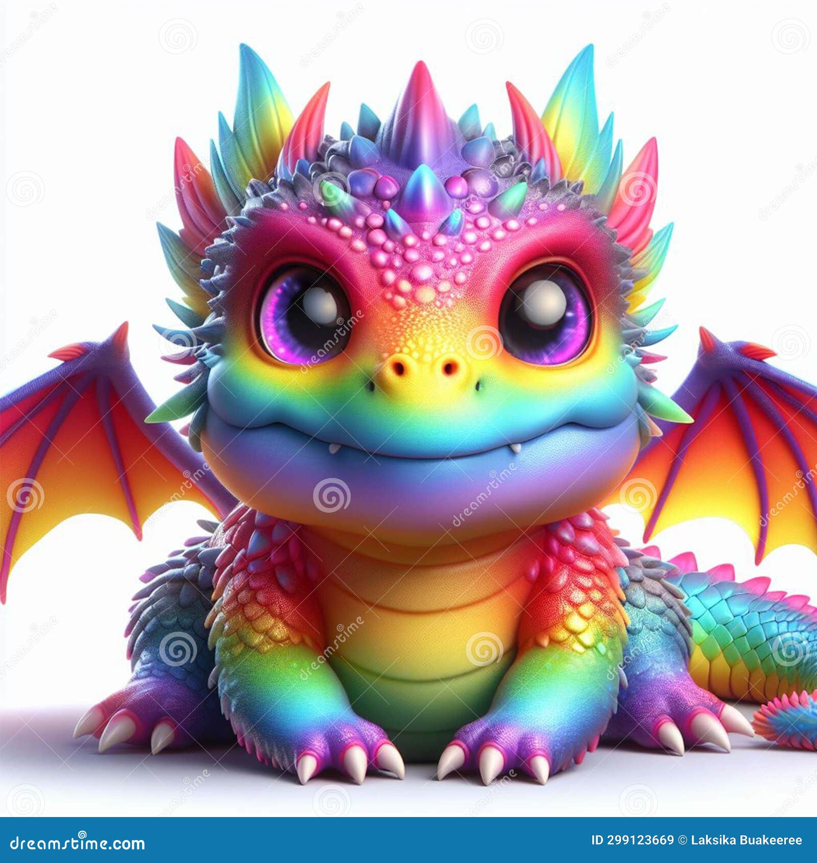 Hyper-Realistic Illustrations. Beautiful Dragon Stock Illustration ...