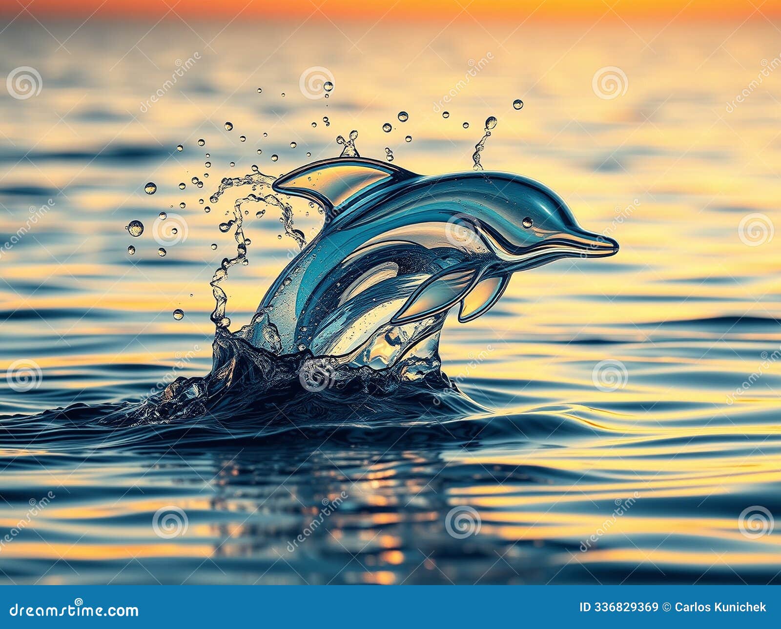 A Hyper-realistic Image of a Dynamic and Translucent Water Splash ...