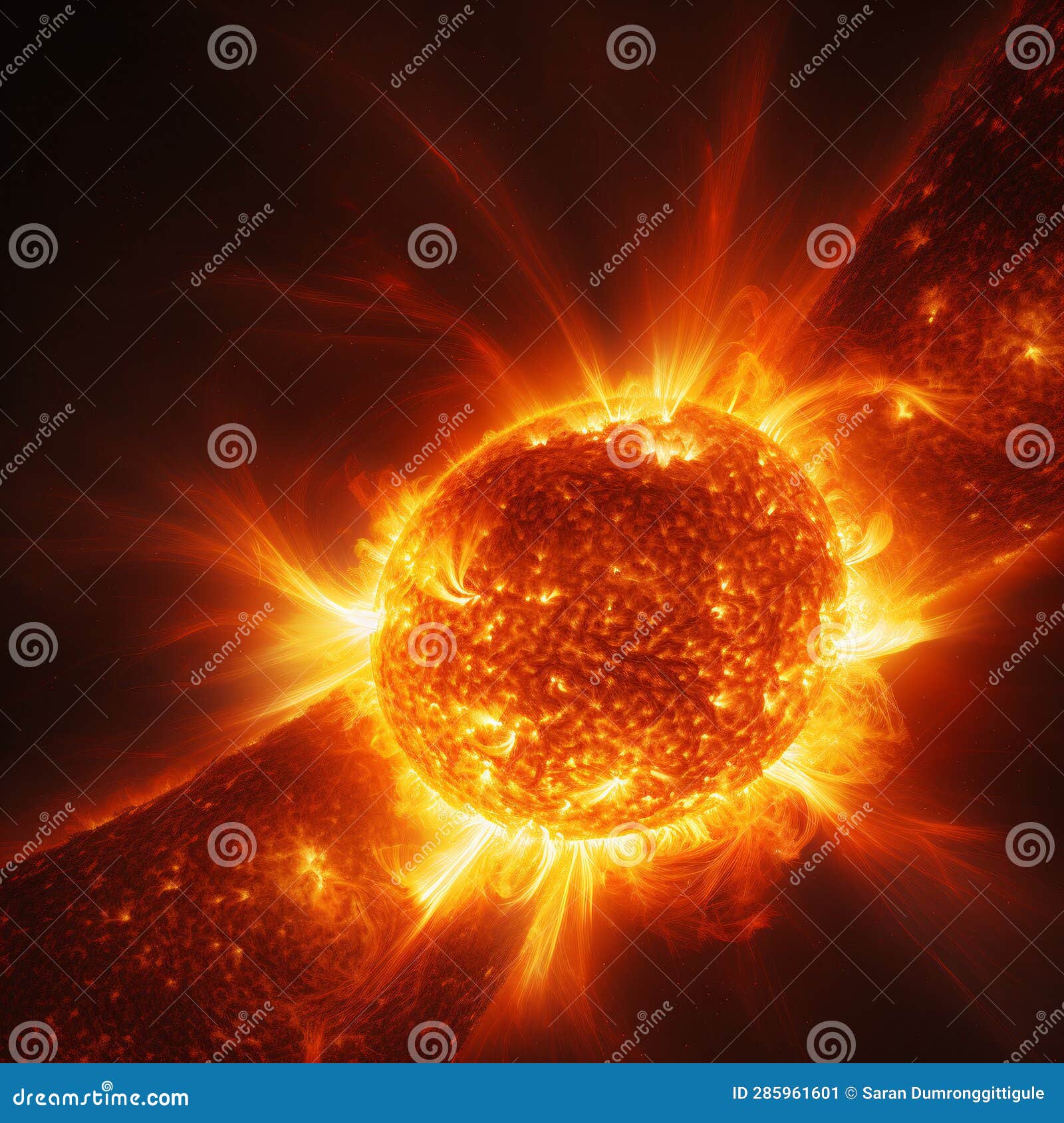 Hyper-realistic Image of the Sun S Surface Showcasing the Raw Power of ...