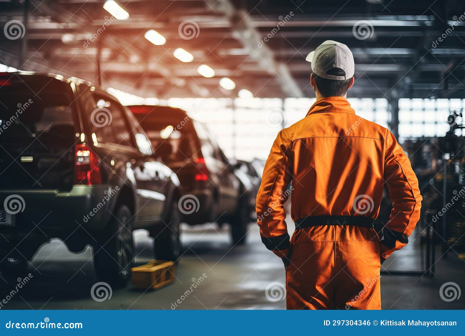 Hyper Realistic Imagin, 4k,real View,mechanic Working Car Maintenance ...