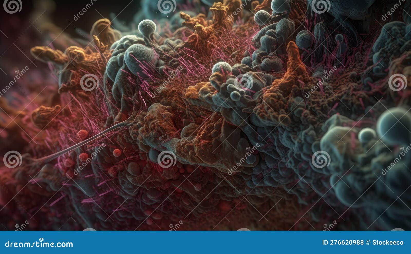 Hyper-realistic Imaging Of B1 Adrenergic Receptor Under Microscope ...