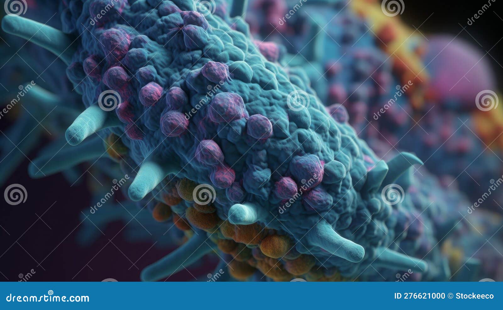 Hyper-realistic Imaging of B1 Adrenergic Receptor Under Microscope ...