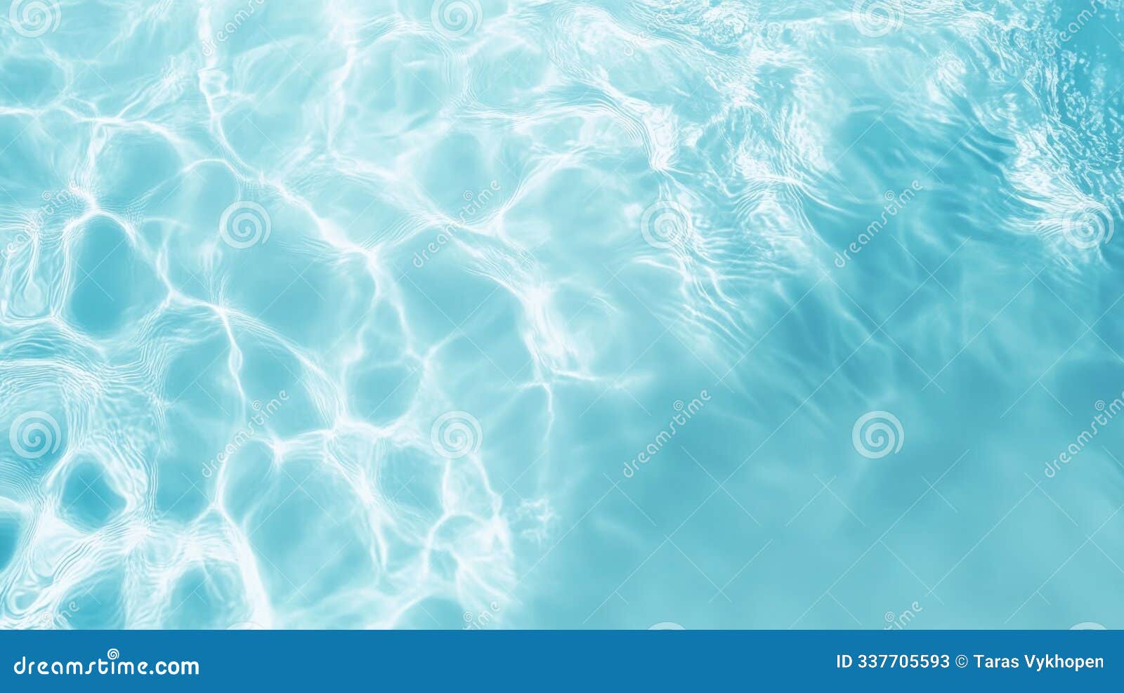 Hyper-realistic Light Blue Water Texture in a Swimming Pool Under ...