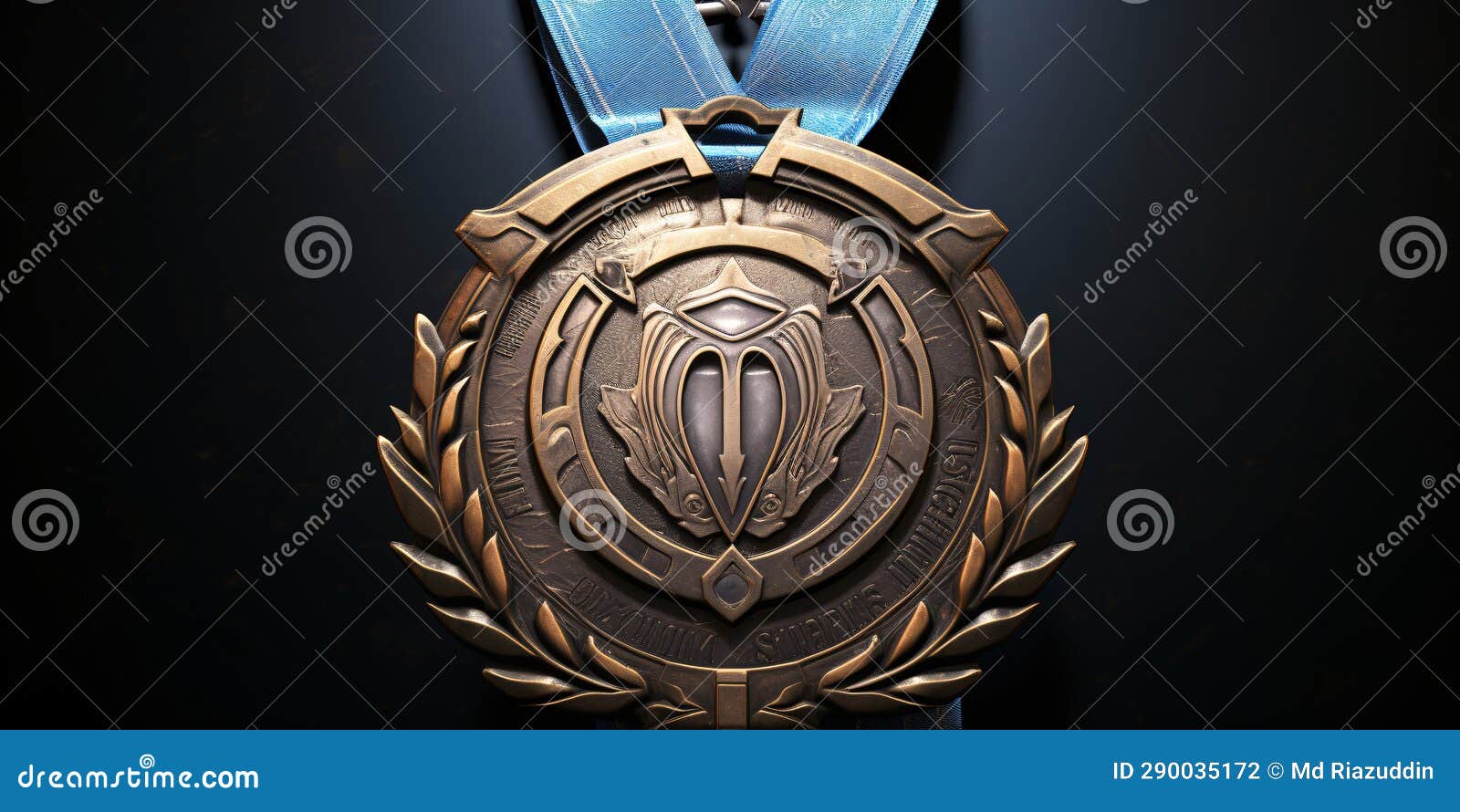 Hyper Realistic Medal stock illustration. Illustration of realistic ...