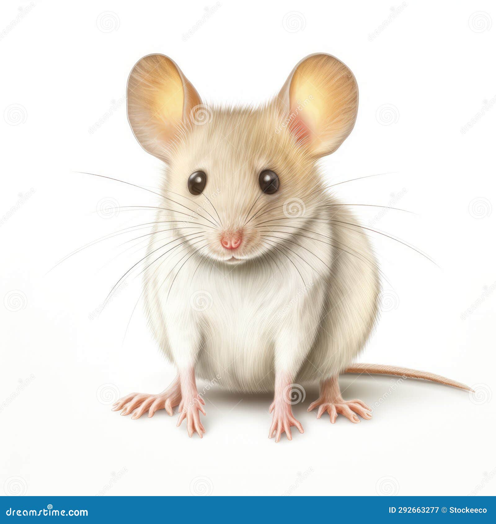Hyper-realistic Mouse Animal Vector Illustration Stock Illustration ...