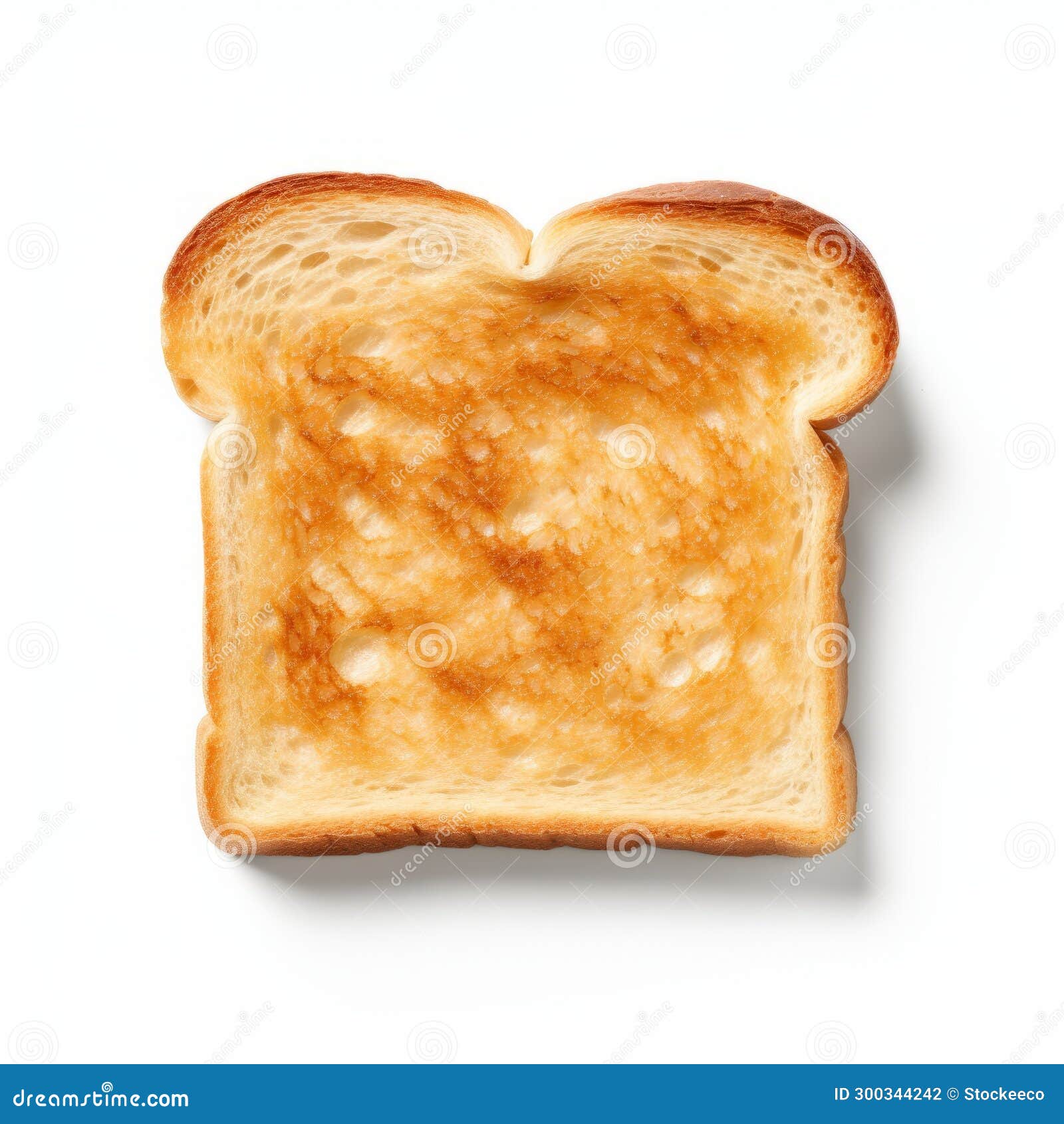 Hyper-realistic Pop Toast Sample on White Background Stock Illustration ...