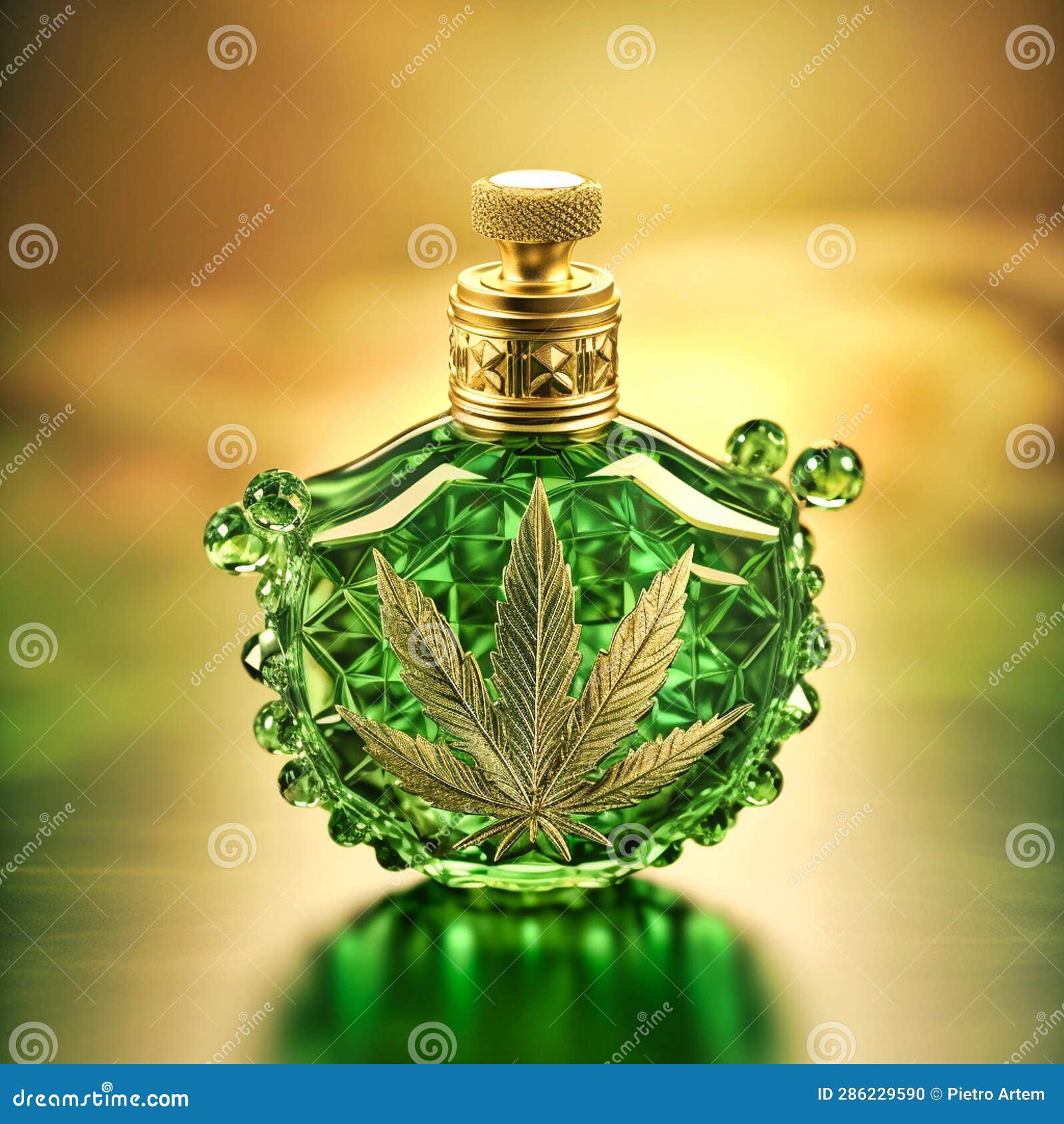 A Hyper Realistic Render of a Luxurious Perfume, Generative AI Stock ...