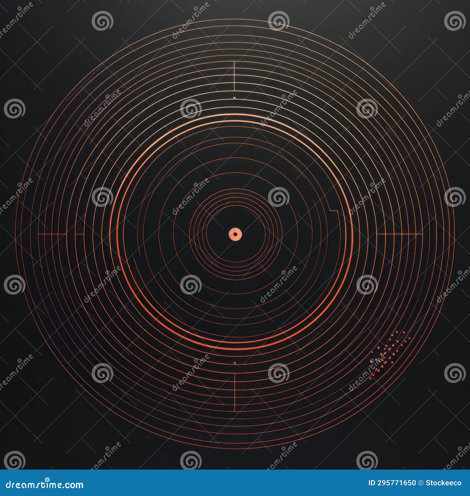 Hyper-realistic Sci-fi Circle Design for Indie Record Stock ...