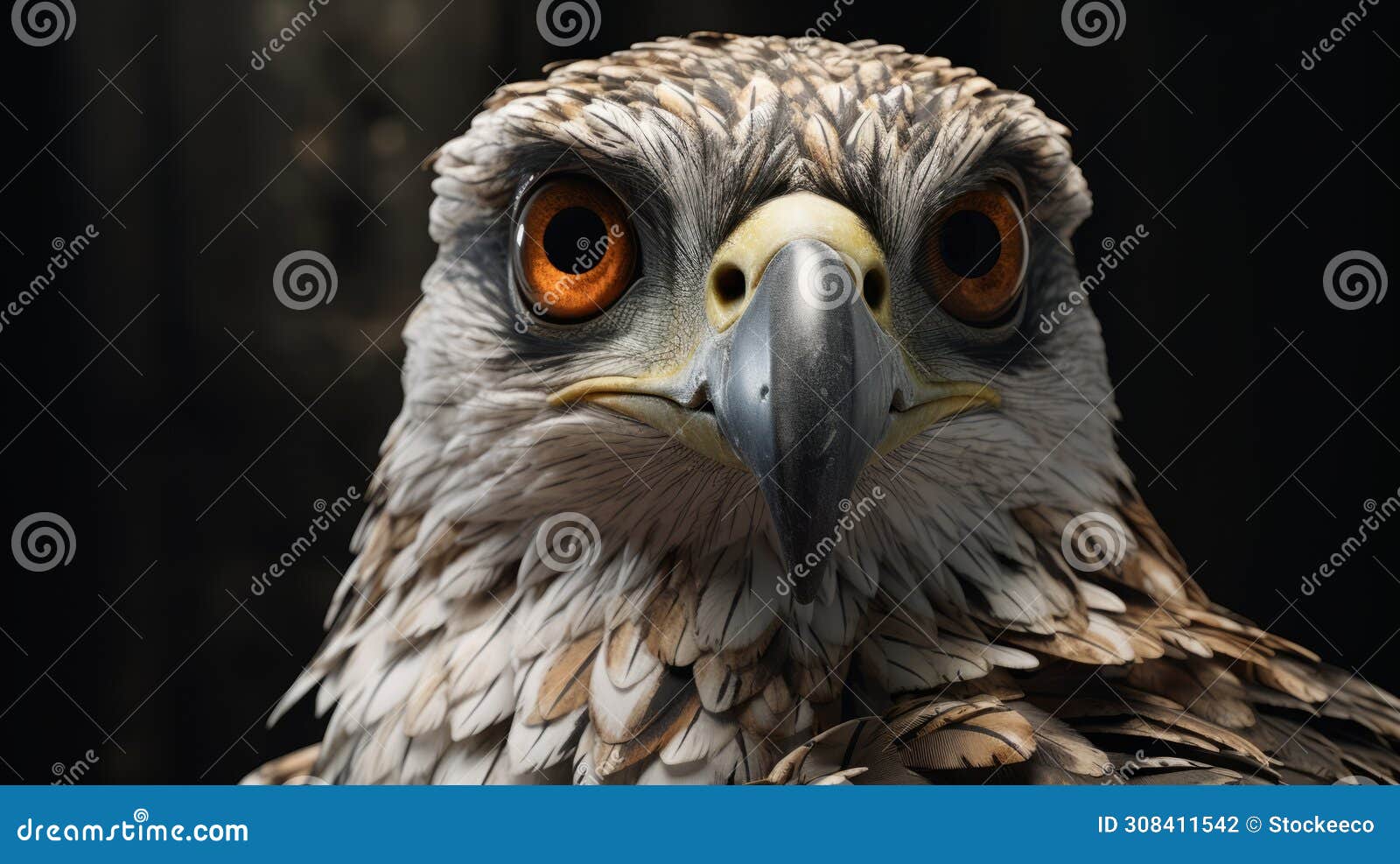 Hyper-realistic Sci-fi Eagle Rendered in Unreal Engine Stock ...