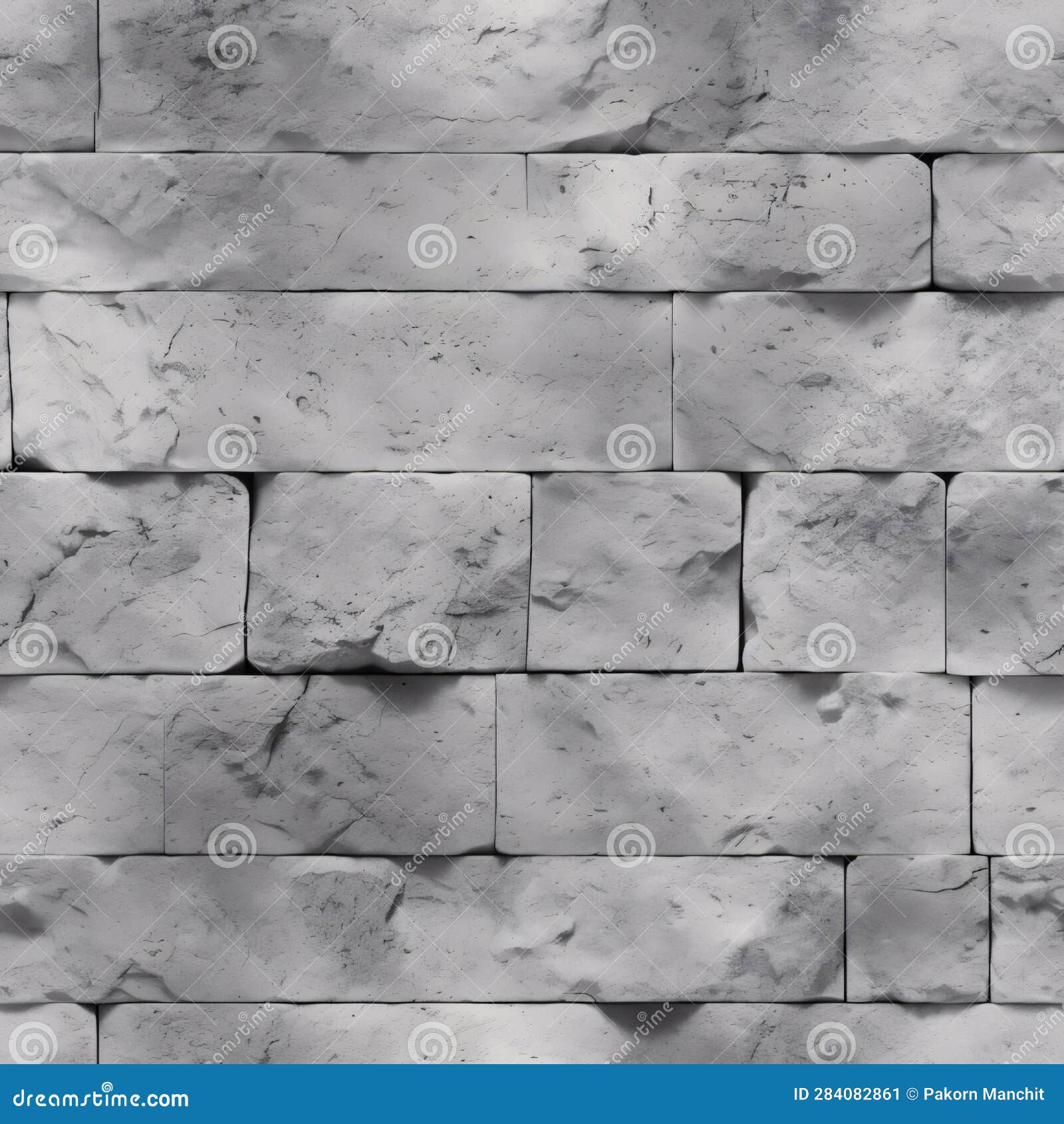 Hyper-realistic Seamless Gray Concrete Texture. Stock Illustration ...