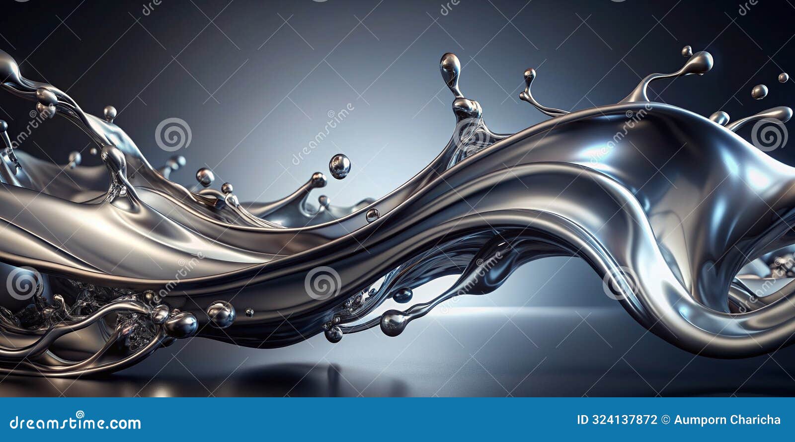 Hyper Realistic Simulation of Liquid Metal Flowing into Abstract Shapes ...
