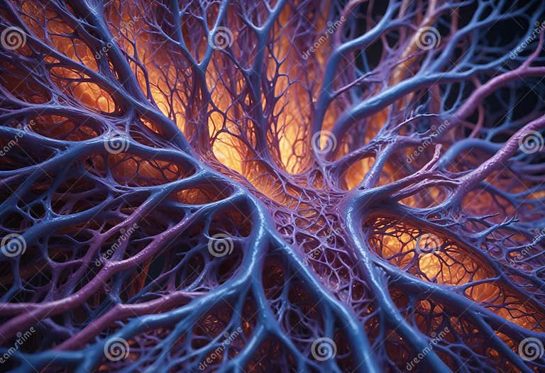 A Hyper-realistic Skin Structure Model Stock Illustration ...