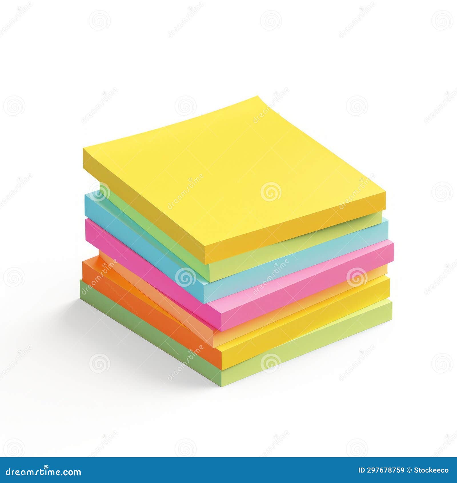 Hyper Realistic Sticky Notes with Vibrant Colors - High Definition ...