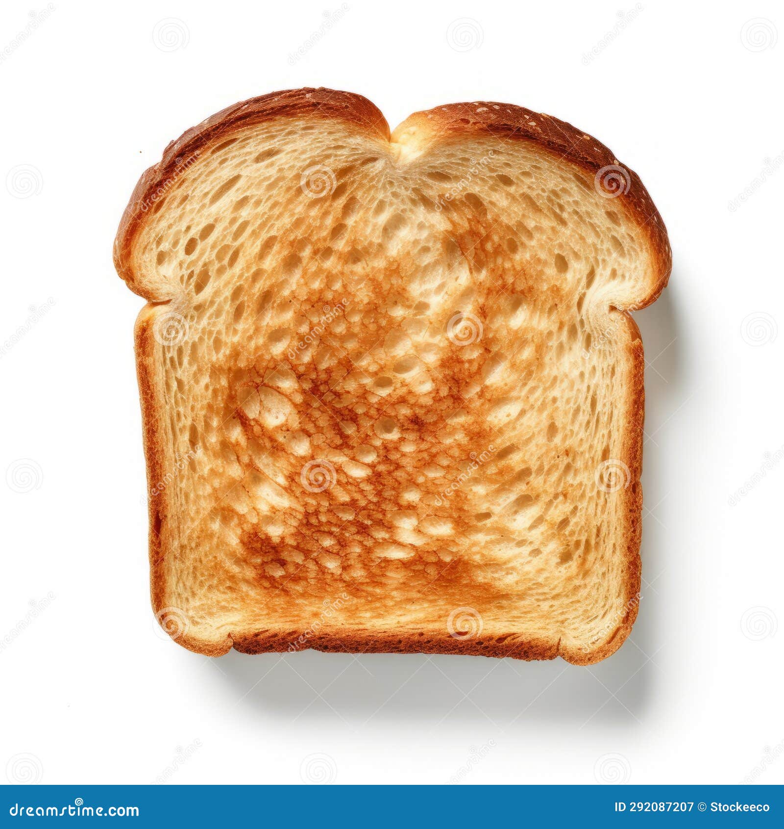 Hyper-realistic Toast Slice on Isolated Background - Microstock Image ...